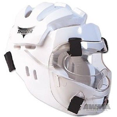 ProForce Thunder Full Headguard with Face Shield Sparring Headgear ...